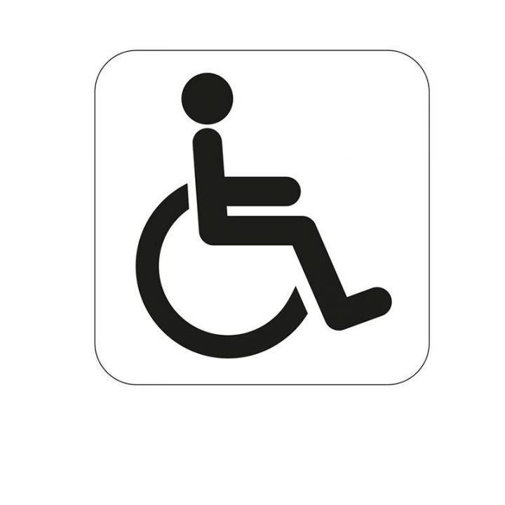 Habo Merkki inva-WC Valkoinen Musta - Sisustuskauppa24.fi