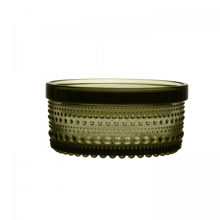 Iittala Kastehelmi Purkki S Sammaleenvihreä - Sisustuskauppa24